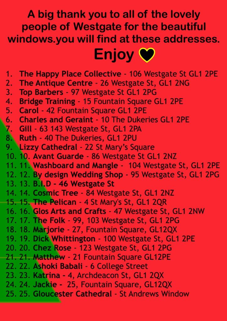 Westgate Winter Wonderland Windows - GCH